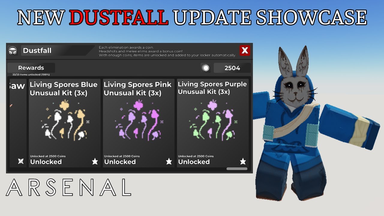 New *DUSTFALL* Update SHOWCASE! | Roblox Arsenal - YouTube