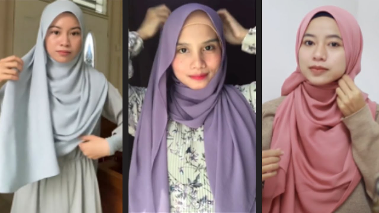 11 CARA MEMAKAI TUDUNG SHAWL SIMPLE STYLE TERKINI - YouTube