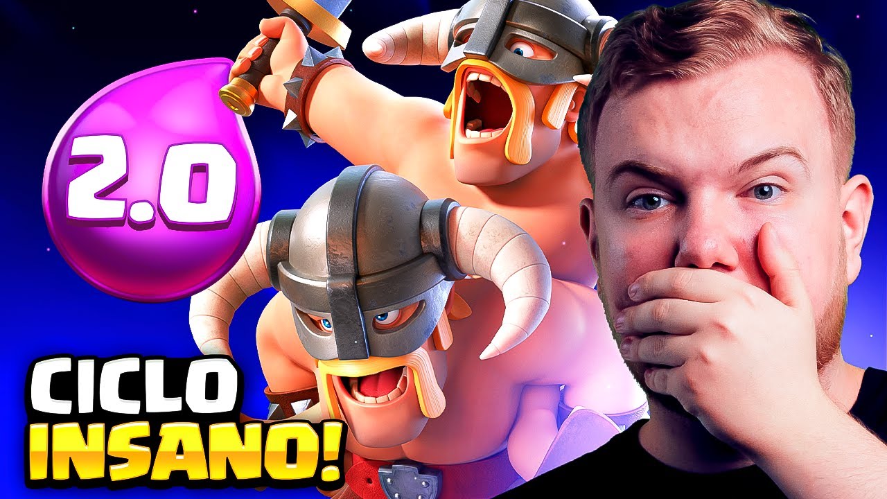 HUMILLANDO CON EL CICLO MAS RAPIDO DE ELITES 2.0 ELIXIR EN CLASH ROYALE ...