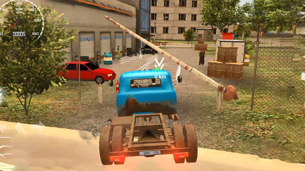 Russian Car Driver ZIL 130 । Offroad Truck Driving Simulator । Android ...