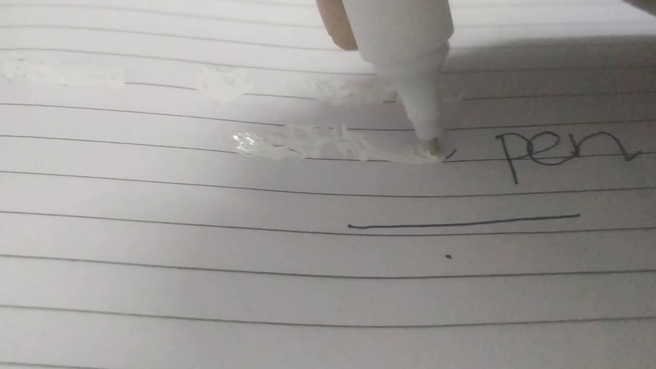 HOW TO ERASE WITH WHITENER TUTORIAL LIKE SHARE AND SUBSCRIBE - YouTube