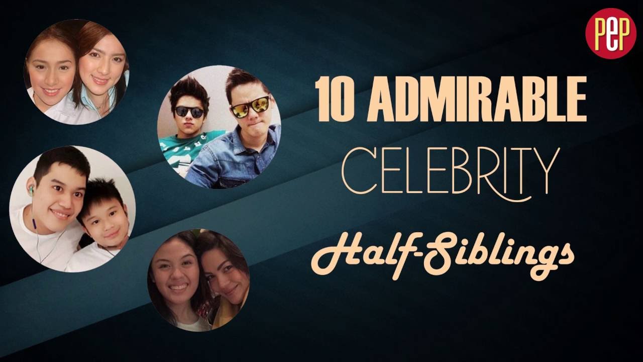 10 admirable celebrity half-siblings - YouTube