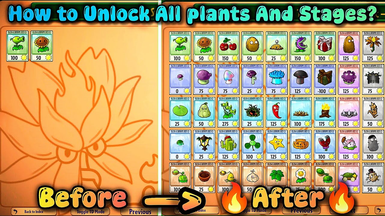 How to Unlock All plants And Stages in PVZ Fusion! - YouTube