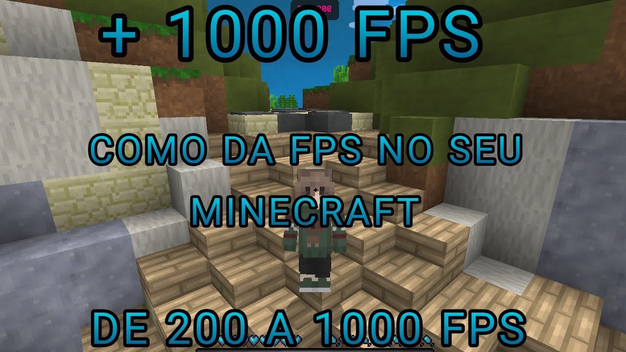 Como DA Muitos FPS para seu MINECRAFT | mais 1000 FPS | Para seu Pc QUE ...
