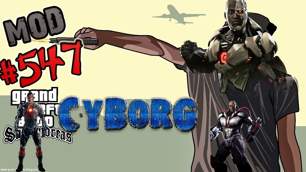 Обзор Модов GTA San Andreas #547 - Cyborg CLEO Mod - YouTube