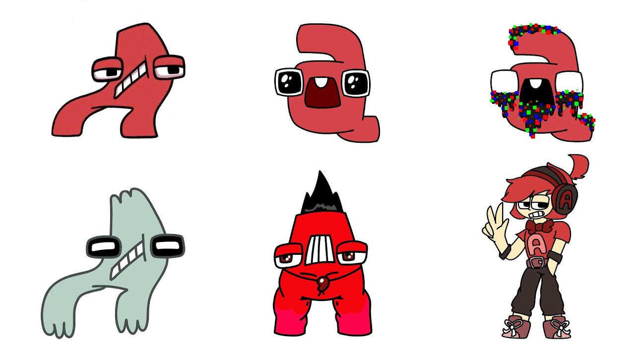 Alphabet Lore But Everyone Is ALL Different Versions - YouTube