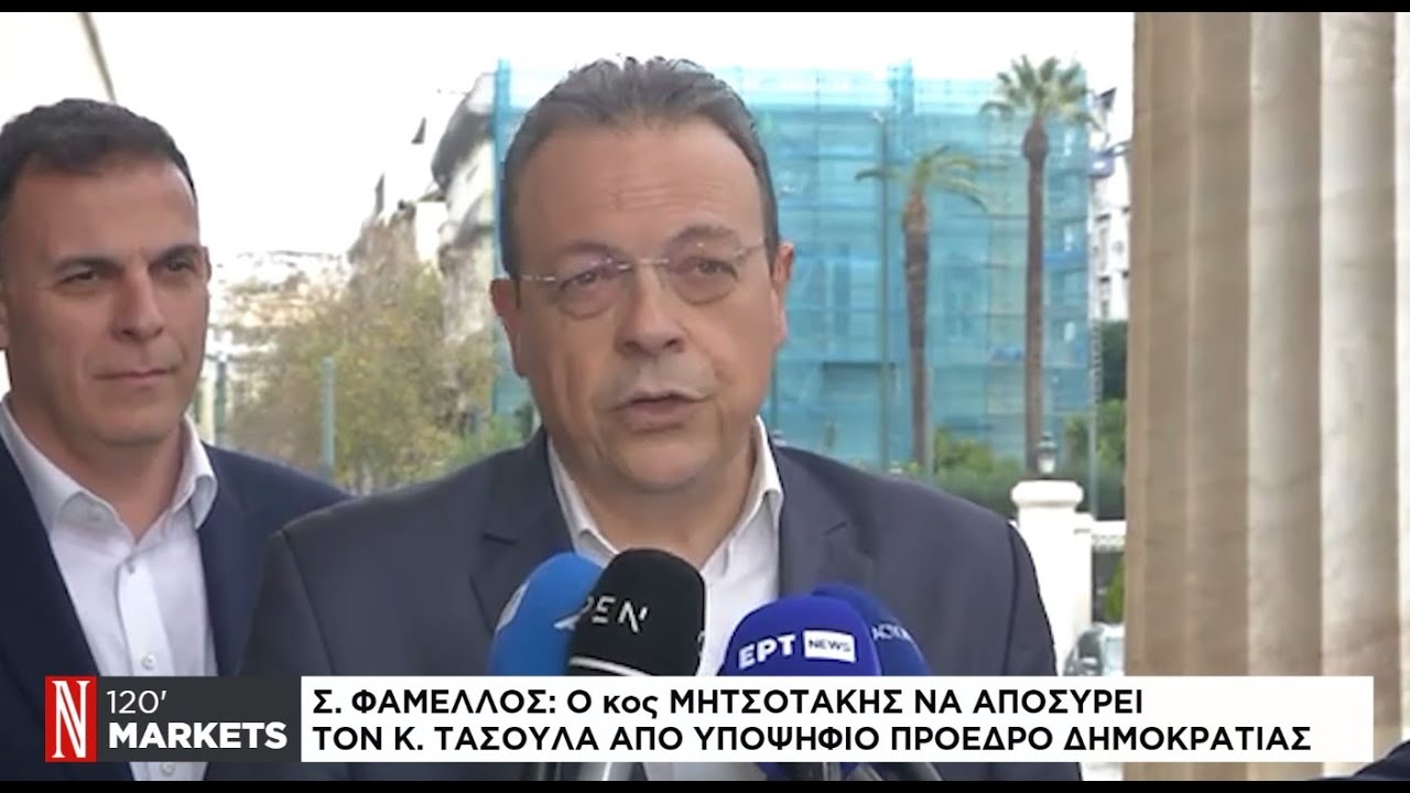 Σ. Φάμελλος: Ο κος Μητσοτάκης να αποσύρει τον Κ. Τασούλα από υποψήφιο ...