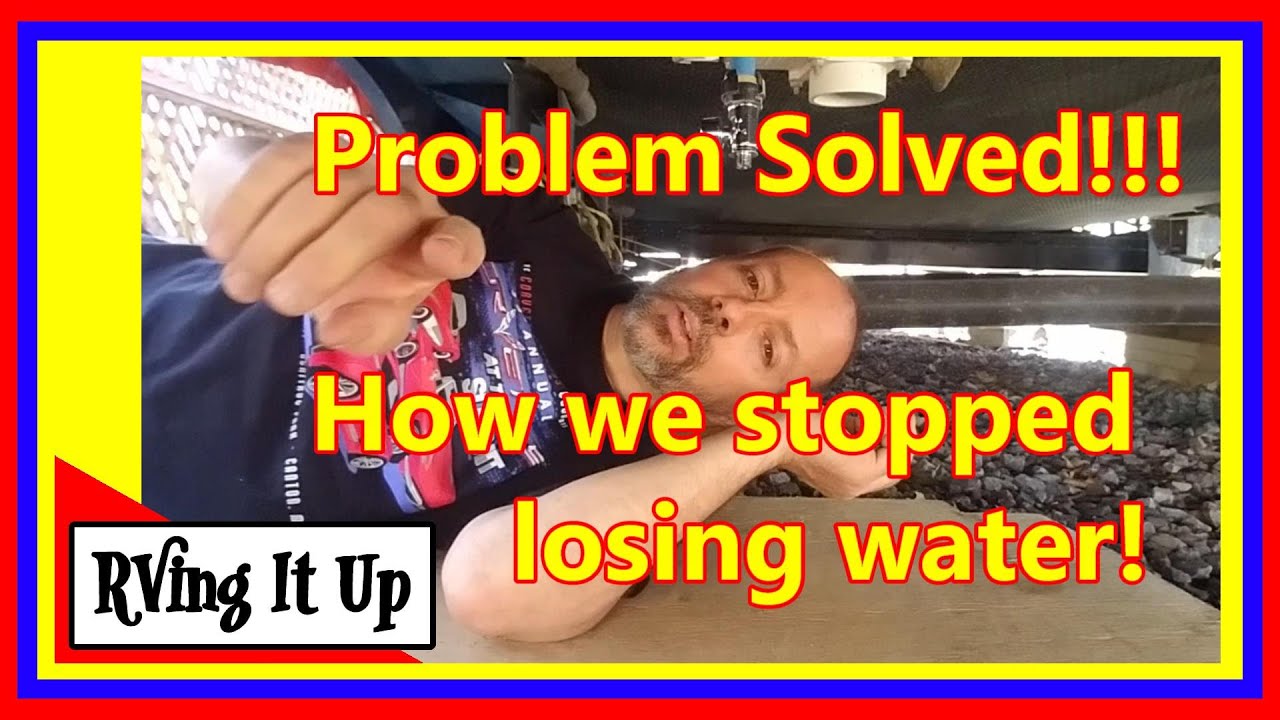 Problem Solved - Adding a stop valve to our fresh water overflow tube ...