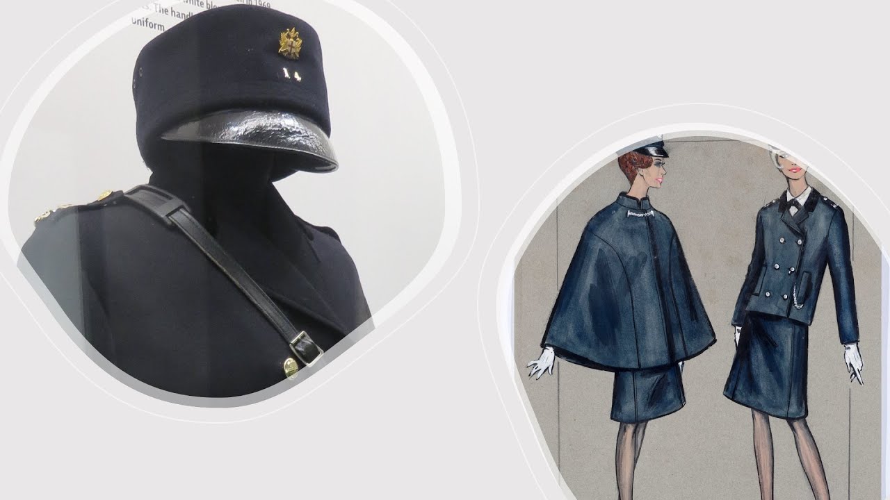 The redesign of the women's police uniform by Norman Hartnell - YouTube