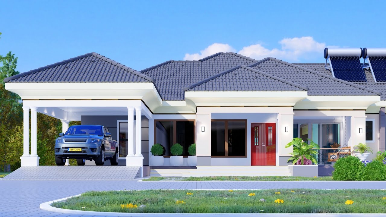 Incredible 4 Bedroom House Design | House Plan | ALL ENSUITE | - YouTube