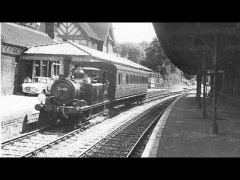 ARCHIVE FOOTAGE OF THE MIDHURST RAILWAY. ALSO PARTRIDGE GREEN ON THE ...