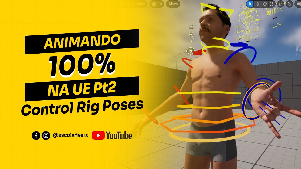 Animando 100% na UE5 Pt 2 - Control Rig Poses - YouTube