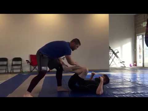 Leg drag pass with back step options - YouTube