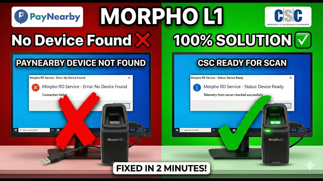 Morpho L1 Device Full Setup & Installation Guide 2026 | RD Service ...