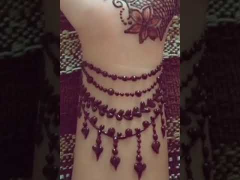 Beautiful & Easy mehndi |Breslet mehndi Tutorial| #Dhanak✨ #shorts