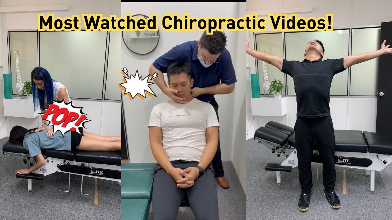 MOST watched shorts of December! Satisfying ASMR spinal crack. Chiropractic adjustment crack ...