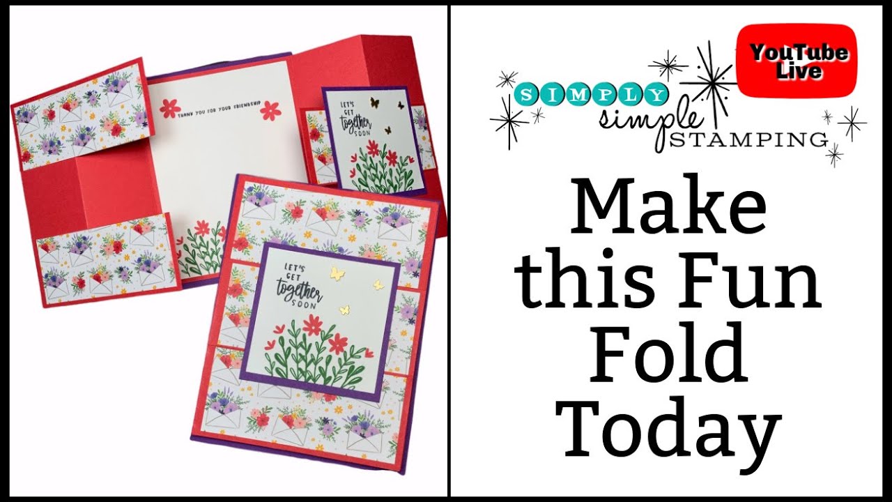 🔴 A Creative Fun Fold Card Is Quick To Make + Show Off Your Designer ...