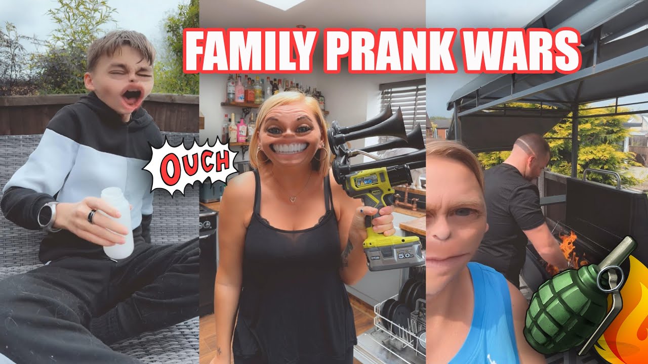 All new family prank wars - YouTube
