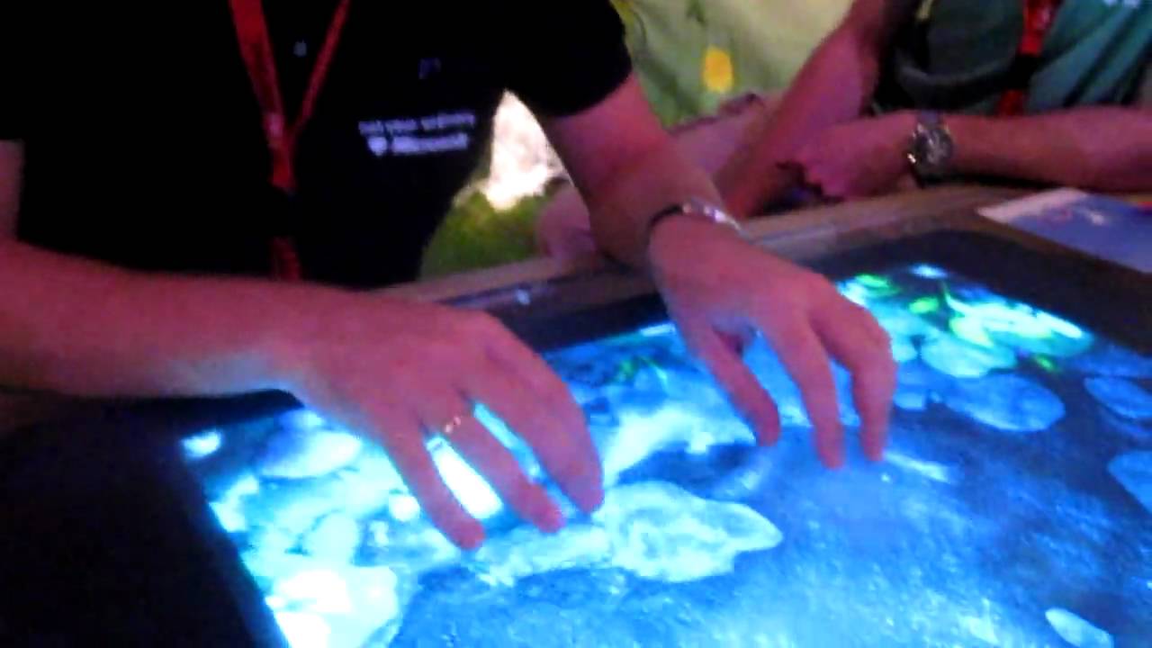 A tour of the Microsoft Surface Table... - YouTube