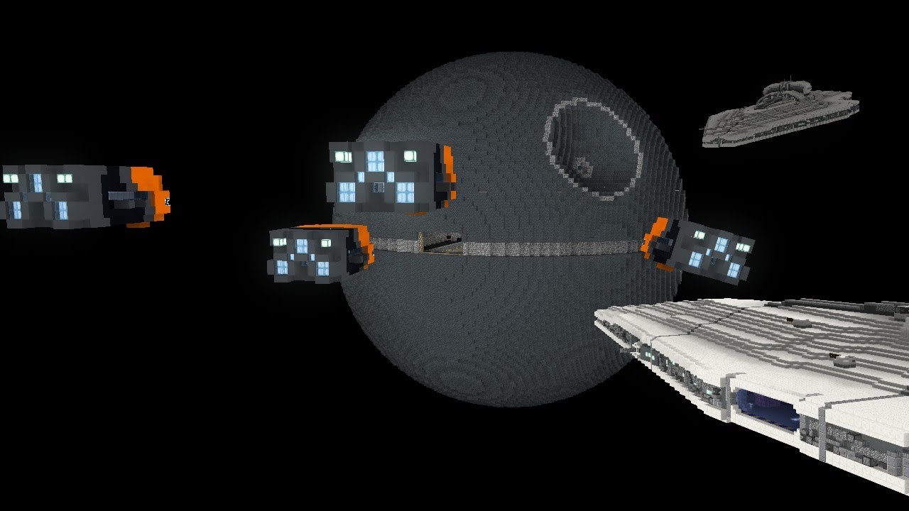 Minecraft || Death Star Burning Survival - YouTube