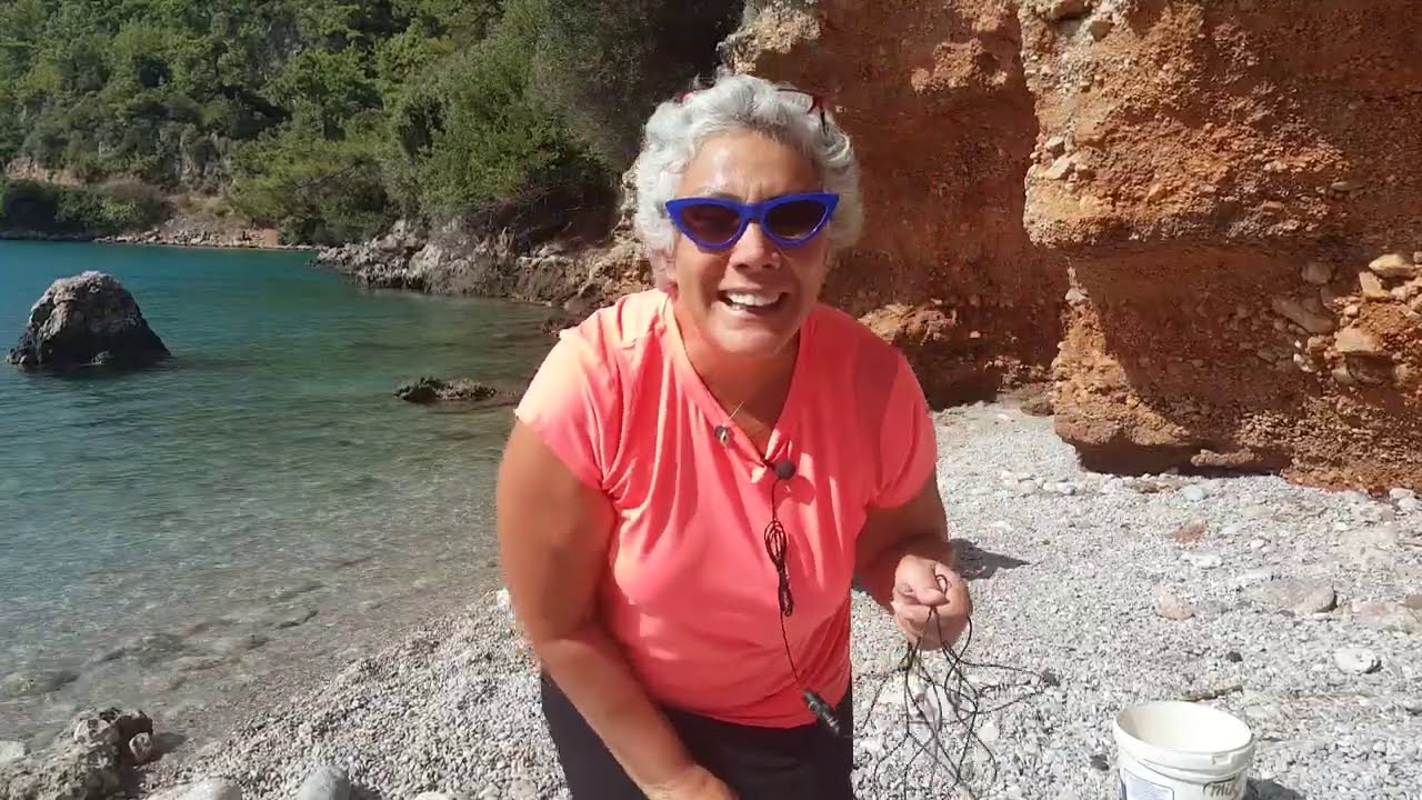 KENDİMLE BAŞBAŞA / GİZLİ KOY / DENİZ TAŞLARI TOPLUYORUM - YouTube