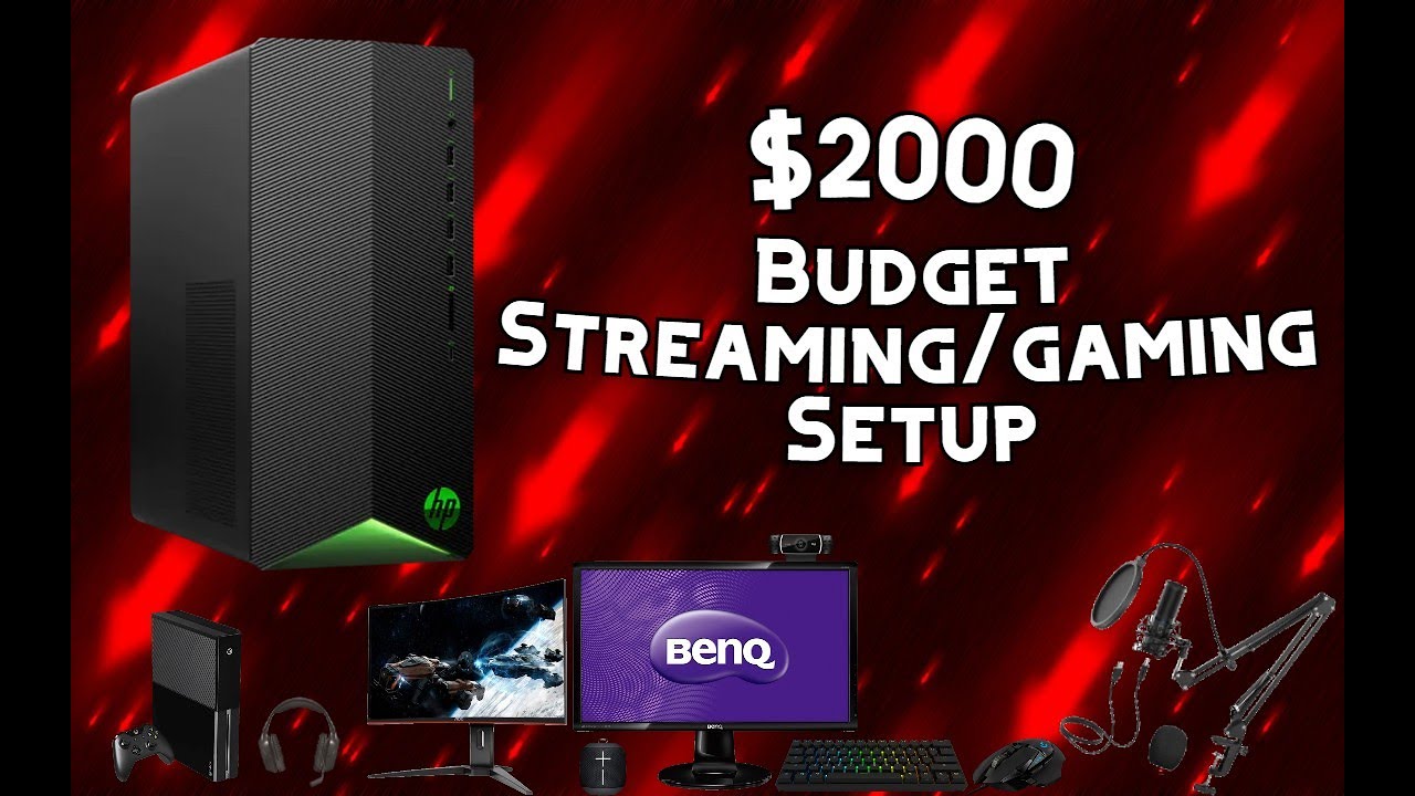 HP Pavilion Gaming Pc and Full Streaming/Gaming Setup Broke Down ...