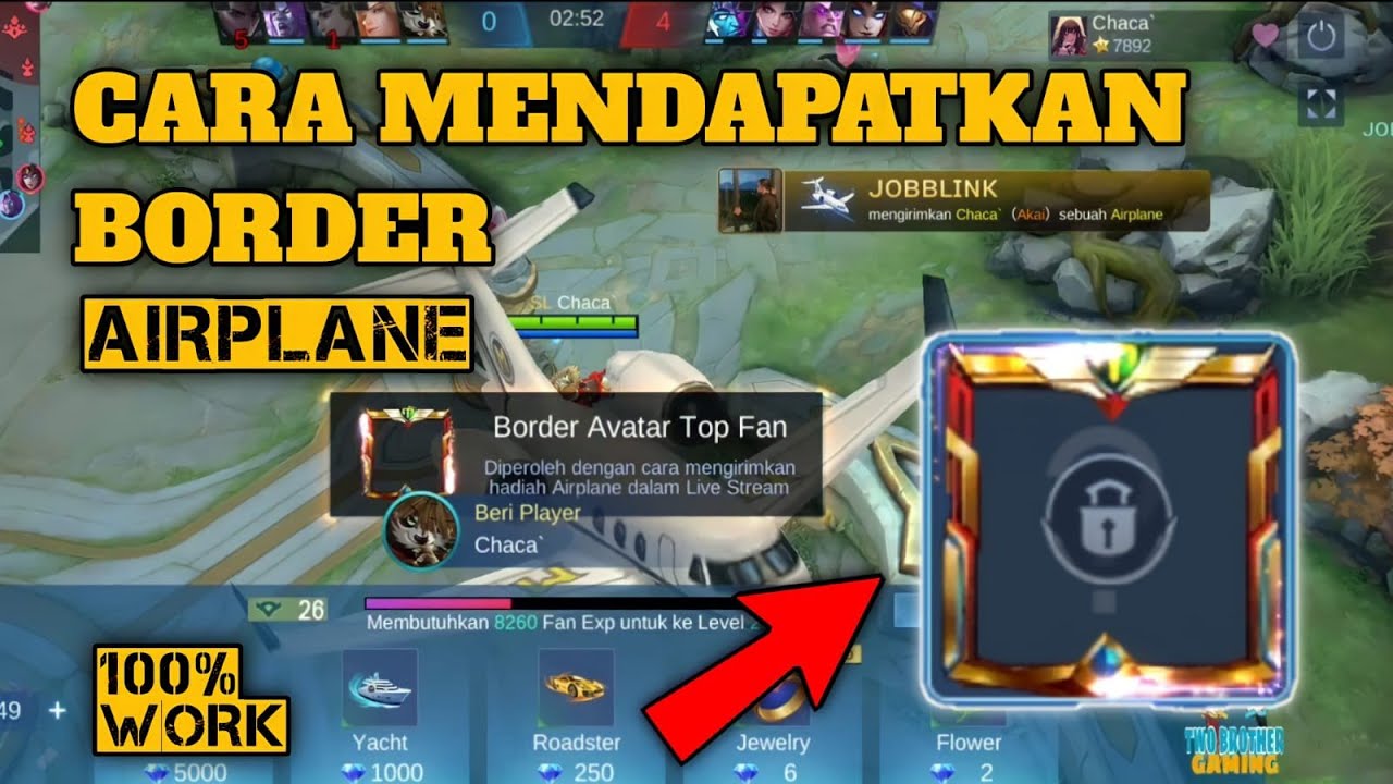 CARA MENDAPATKAN BORDER AIRPLANE || SPESIAL TAHUN BARU 2022 - YouTube