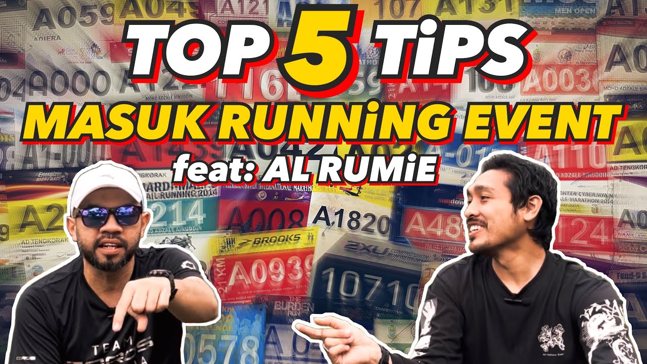Top 5 Tips Masuk Running Event - YouTube