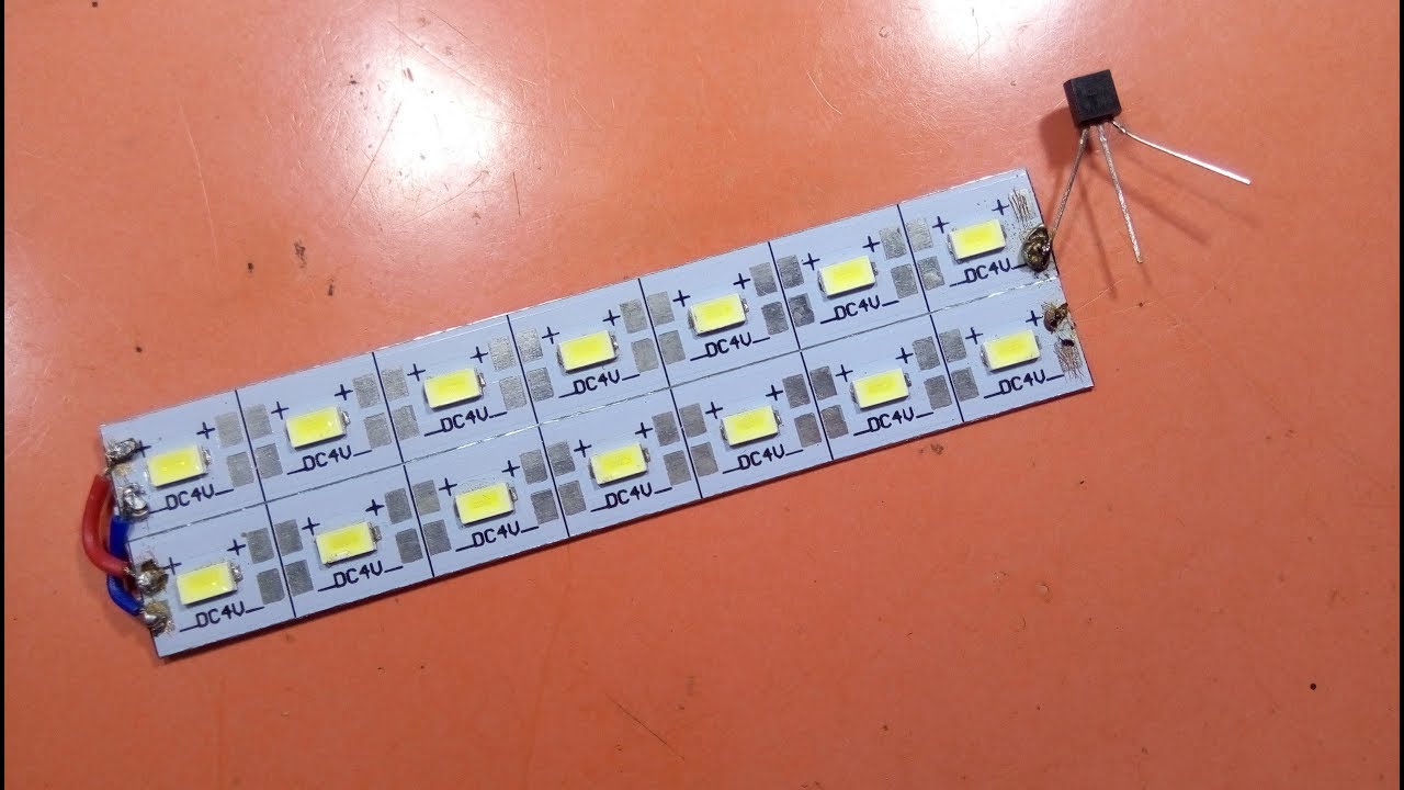 DIY | How to make LED Light brightness controller using transistor. #RC ...