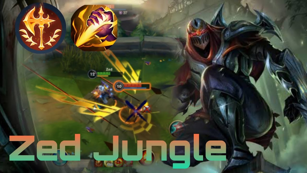 Zed Jungle| Zed Gameplay | League of Legends Wildrift - YouTube