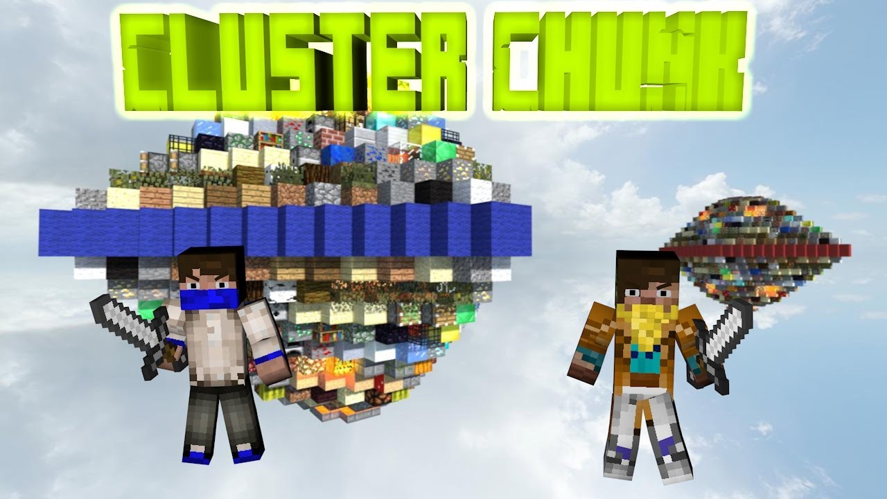 Minecraft: Cluster Chunk - PVP Survival - #2 - Взрывы! - YouTube