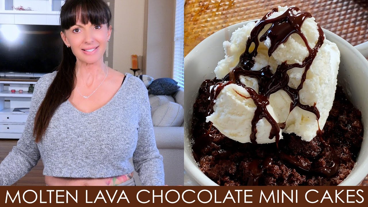 Best Dessert Ever? Molten Lava Chocolate Mini Cakes - YouTube