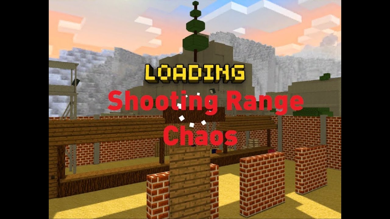 Pixel Gun 3D Shooting Range Map Chaos iOS/Android - YouTube