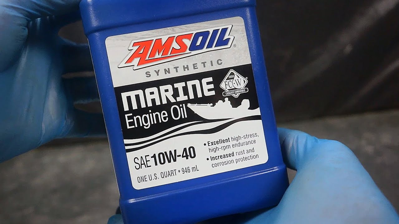 Amsoil Marine 10W40 4t What does the original engine oil look like ...