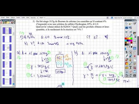 n°1.3 : Correction interro formative pourcentage massique et densité - YouTube