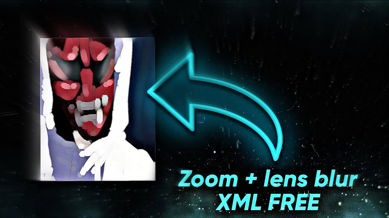 Alight Motion Zoom + Lens Blur Preset | Alight Motion Free Preset Xml - YouTube