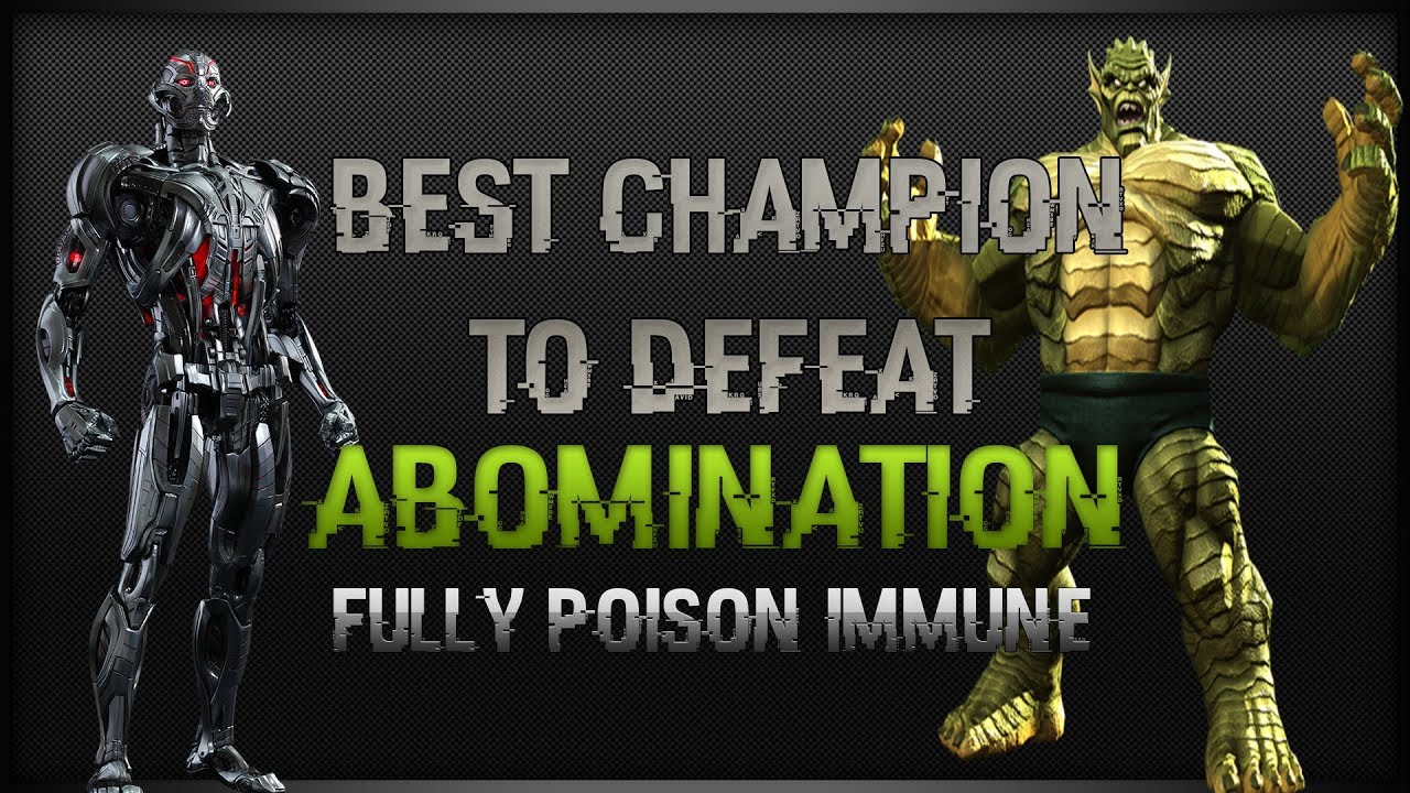 How to Defeat Abomination MCOC - YouTube