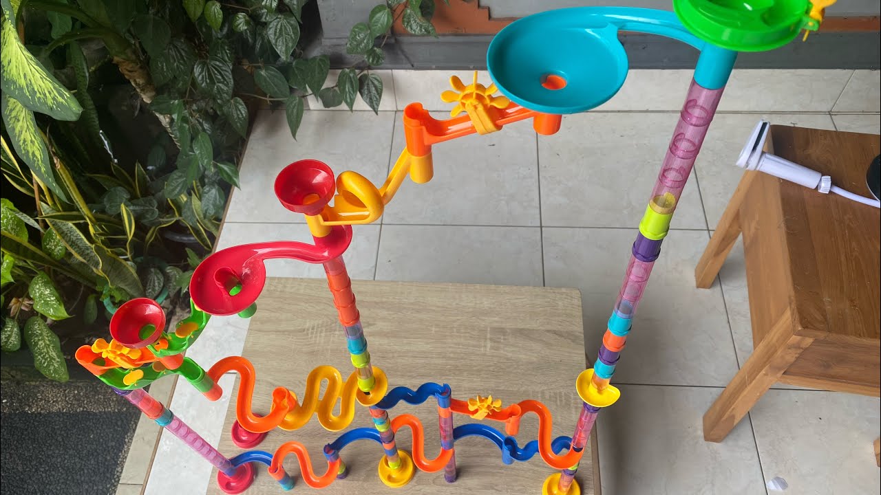 Amazing Super Long Marble Run Race Tube Colorful ASMR - YouTube