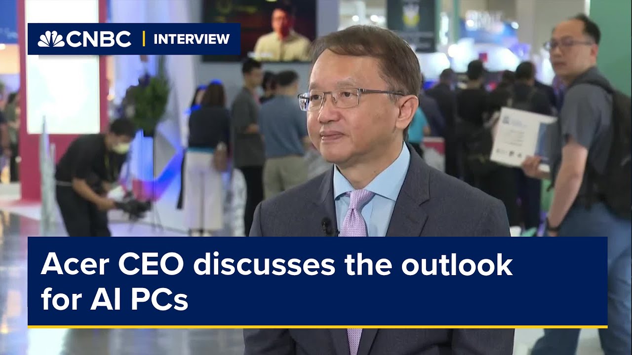 Acer CEO discusses the outlook for AI PCs - YouTube