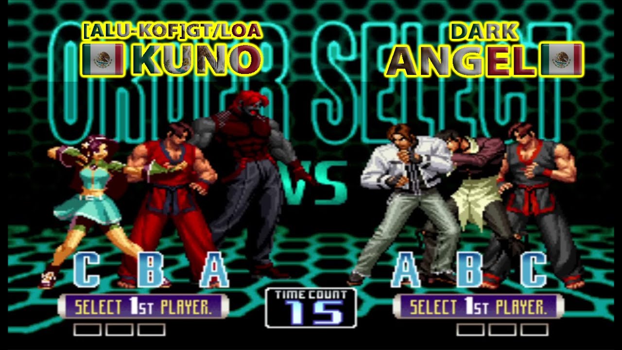 KUNO VS DARK ANGEL || KOF 2002 PLUS || FT15 - YouTube