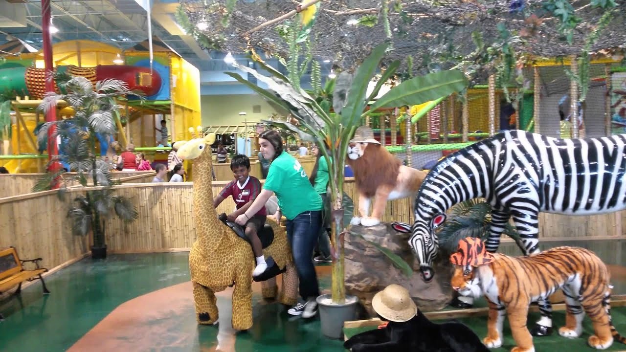 Pavan Giraffe ride at animal zoo - YouTube