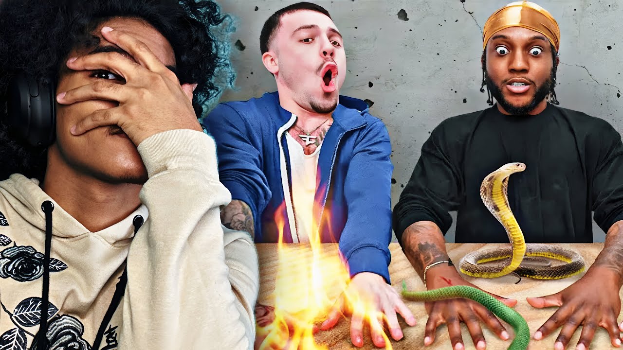 LAST TO REMOVE THEIR HAND GETS $10,000 | FAZE REACTION - YouTube