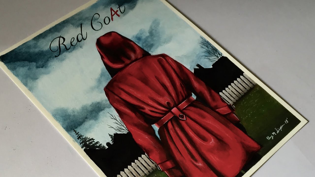 Drawing "Red Coat" from ABC Family's Pretty Little Liars - YouTube