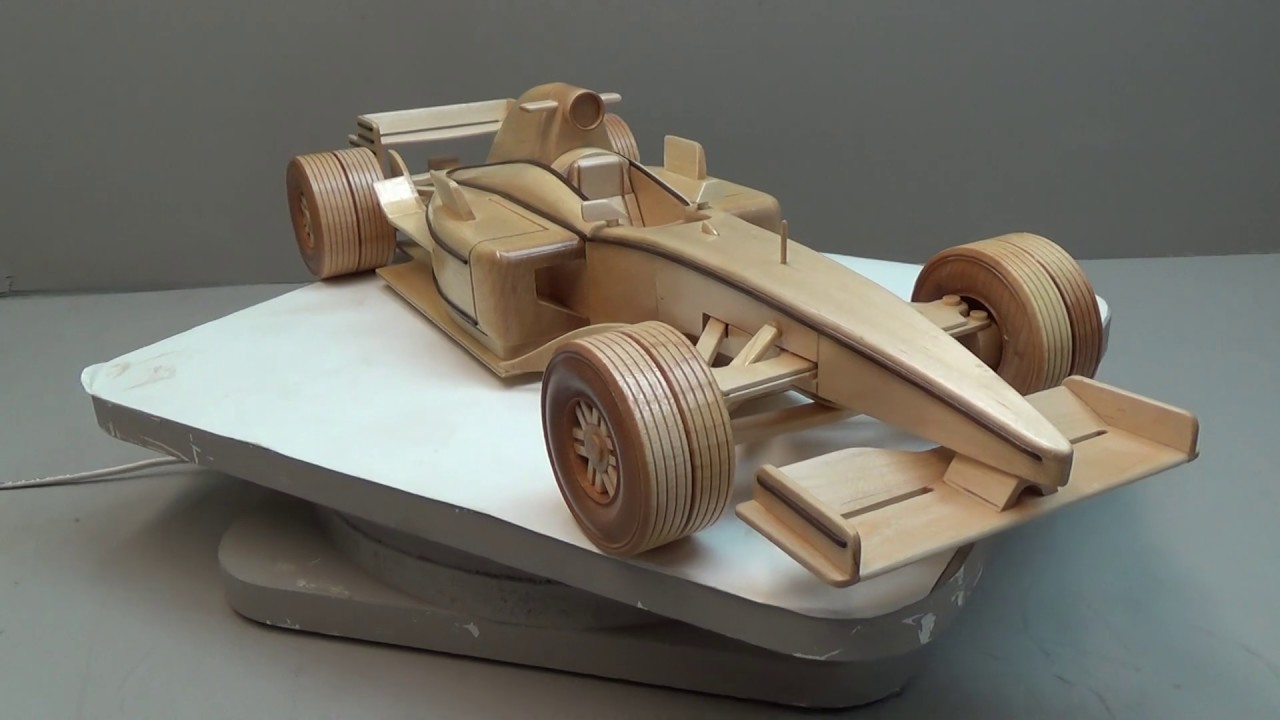 WOODEN INDY 500 RACE CAR - HANDCRAFTED BY SUNIA REZNIK - YouTube
