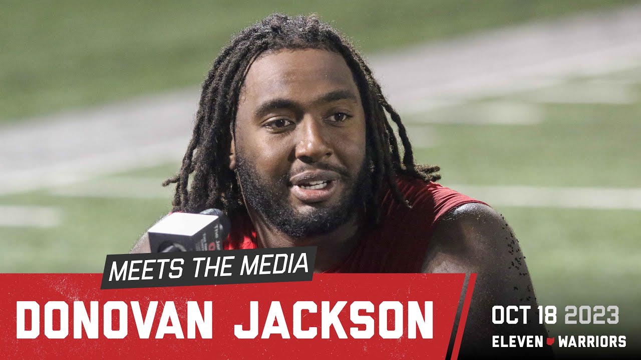 Donovan Jackson discusses the challenge of playing Penn State's ...