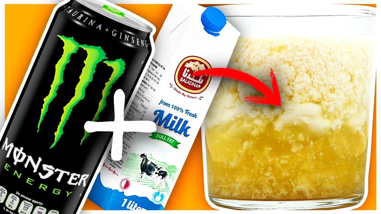 🥛 This is Why You Shouldn't Drink MONSTER with MILK 🤢 - YouTube