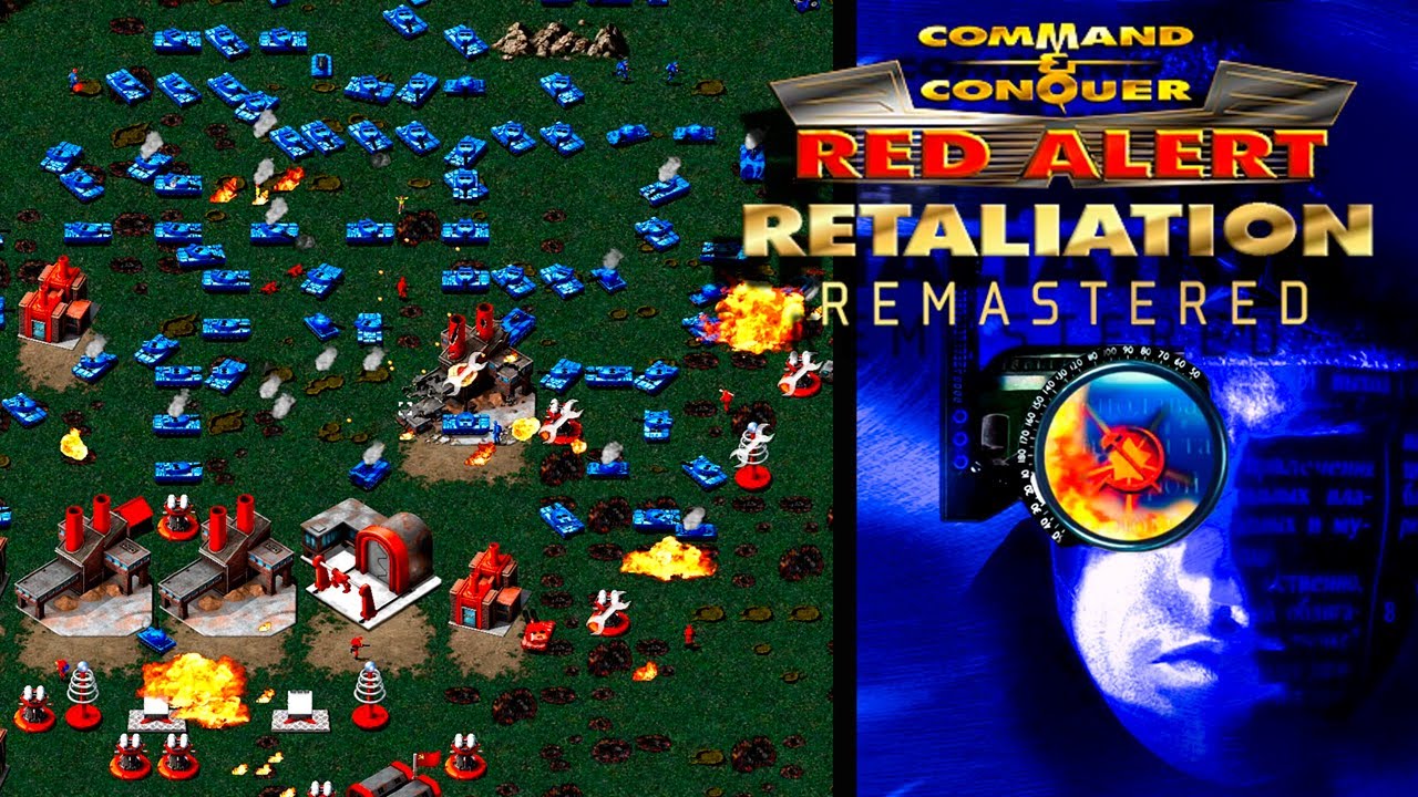 Red Alert Remastered | 1 vs 7 Hard AI | KOTH Map | Red Alert Remastered ...