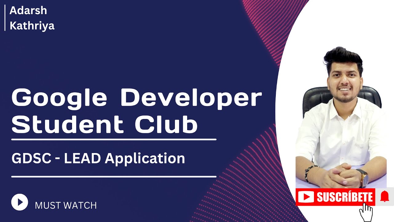 GDSC-LEAD Application || SELECTED || 2024 || GOOGLE DEVELOPER STUDENT ...