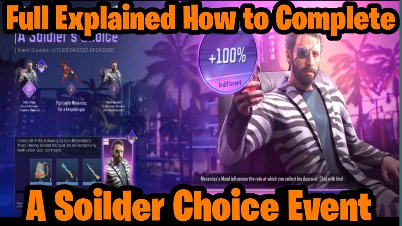 How to Complete A Soilder Choice Event Unlock Fast All Rewards CALL OF ...