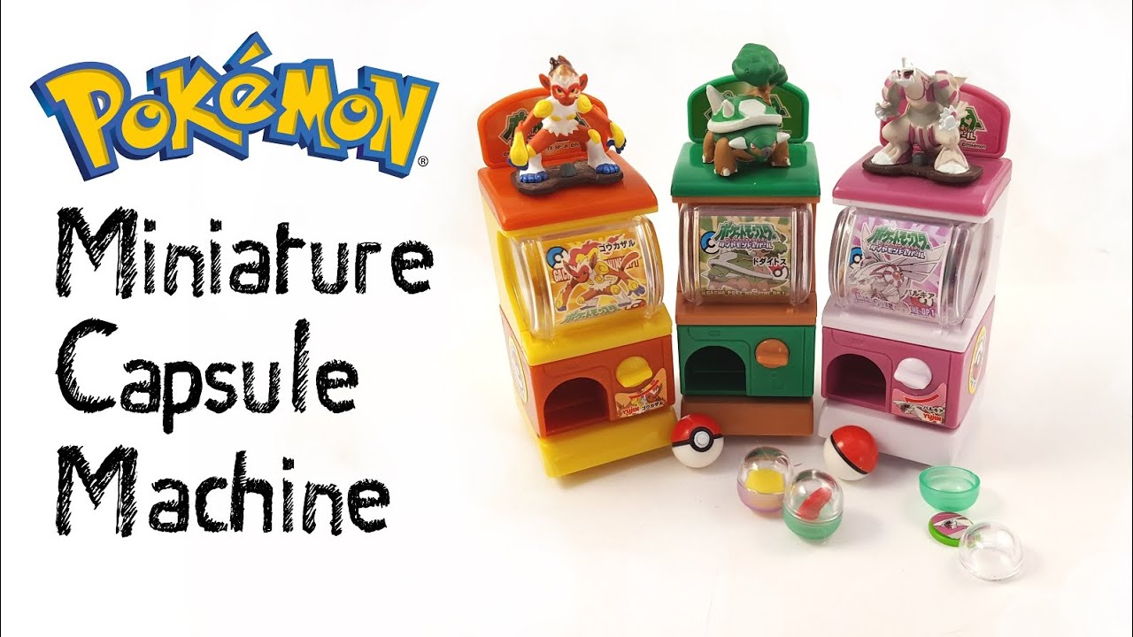 [Miniature Toy Collection] Pokemon Gen 4 Capsule Machines (2006) - YouTube